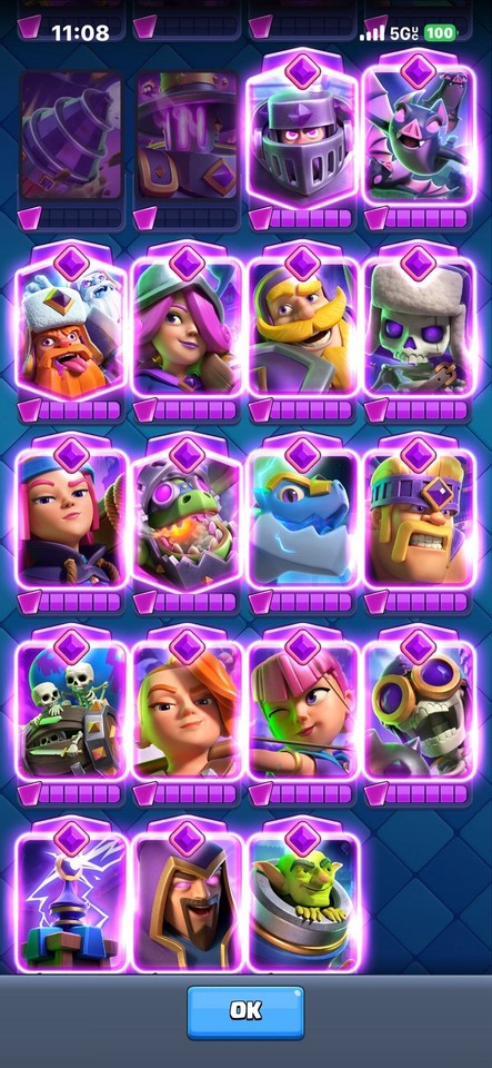 Clash Royale Account-11585 Trophies-22 Elite And Lvl 14 -101 Emotes, 17 ...