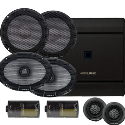 Alpine R Series Speaker Package - R2-S65C 6.5" + R2-S69 6x9 ...