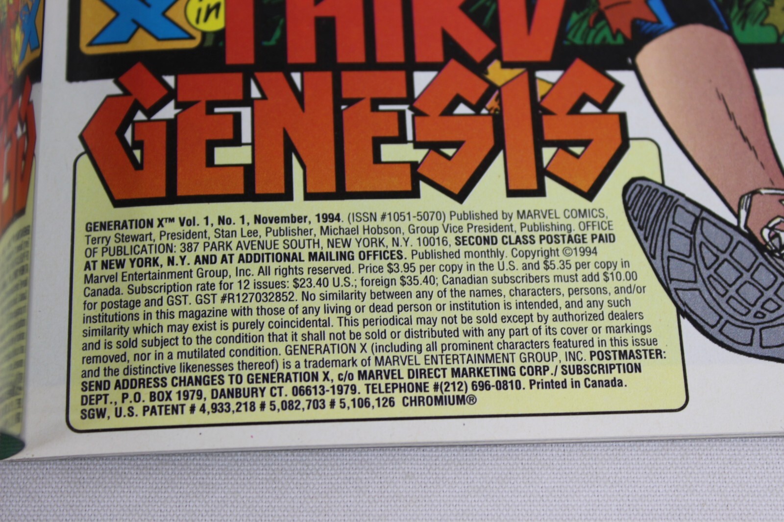 Generation X #1 Chamber & Emplate 1st Appearance 1994 Marvel Comics F+ ...