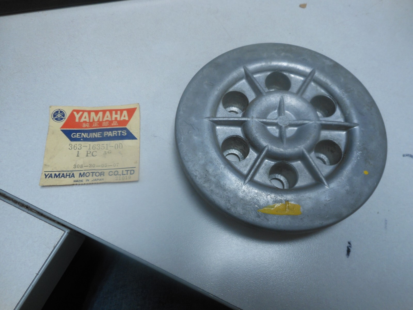 NOS Yamaha OEM Pressure 1 Plate 74-75 YZ250/YZ360 74 DT360 363-16351-00 ...