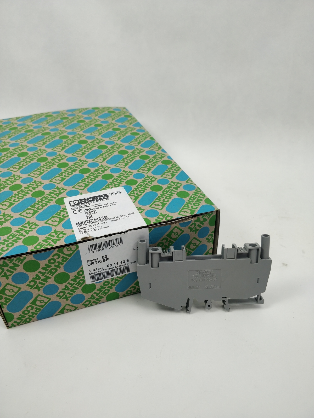 Phoenix Contact 0311126 Urtk/sp Test Disconnect TB for sale online | eBay