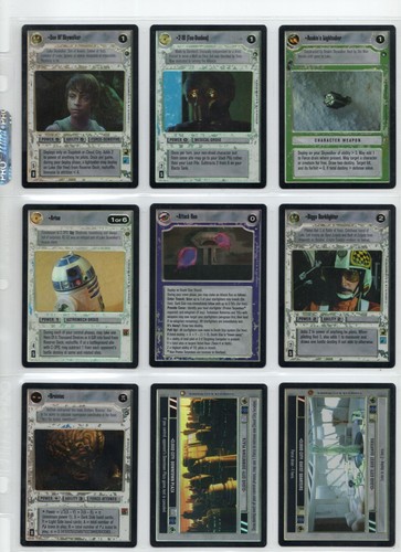 2000 Decipher Star Wars CCG Reflections A Collector’s Bounty 65 Card ...