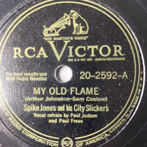 10" 78 RPM-Spike Jones-My Old Flame/People Are Funnier Than Anybody/20 ...
