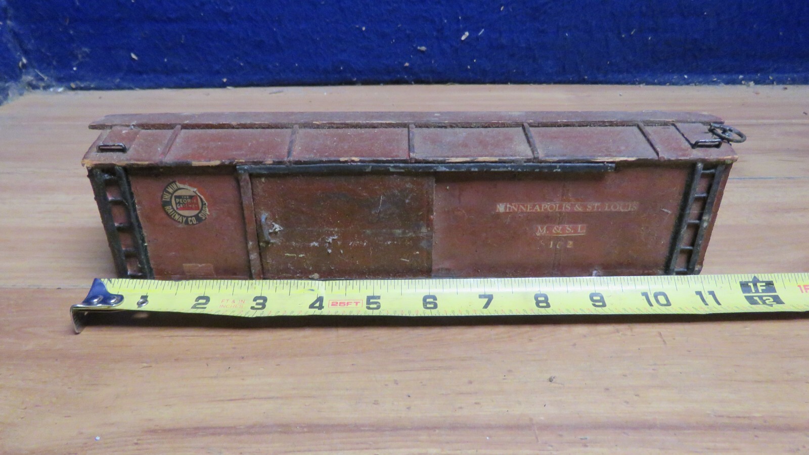 CUSTOM WOOD O SCALE BOX CAR " ONLY BODY " SOLD AS FOUND 625072 | eBay