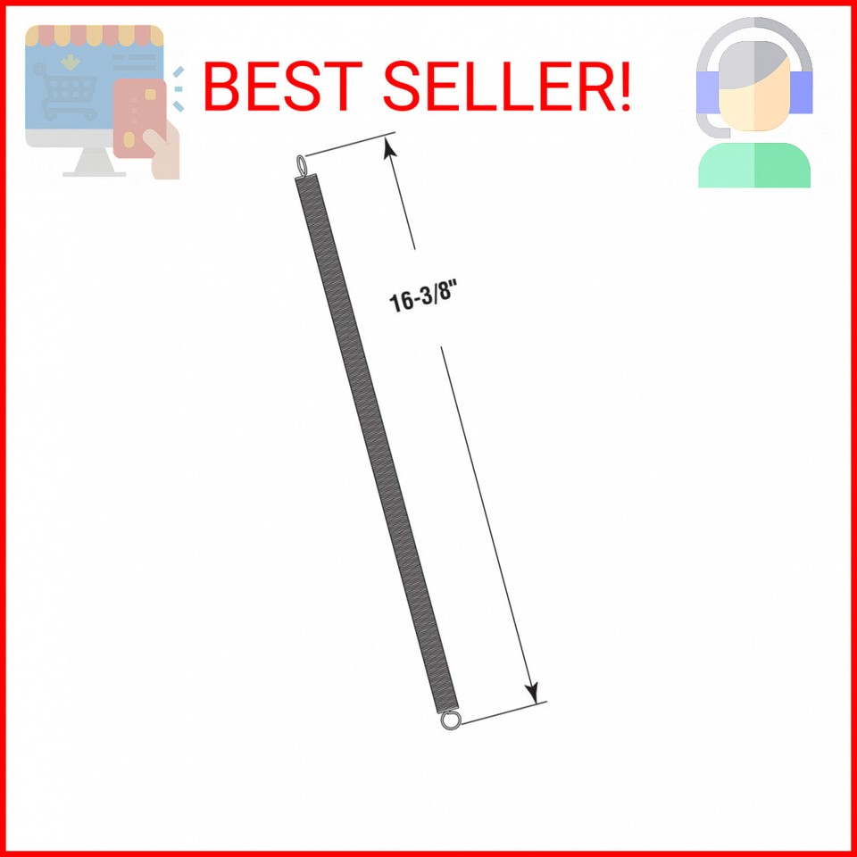 Handyman Springs SP 9640 Wood Screen Door Closer Extension Spring ...