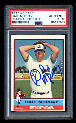 DALE MURRAY SIGNED 1976 TOPPS PSA/DNA AUTOGRAPHED MONTREAL EXPOS | eBay