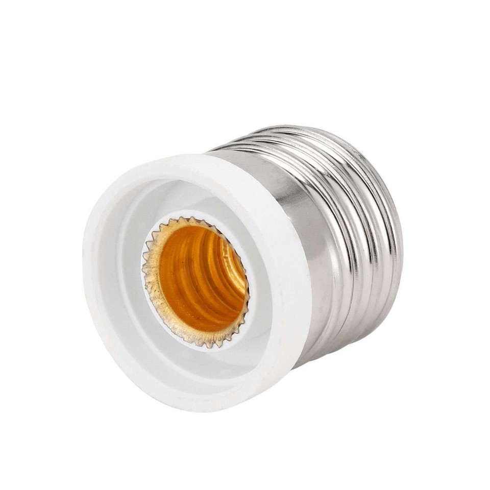 5/10pc Light Bulb Socket Adapter Medium Base E27 to E12 Candelabra ...