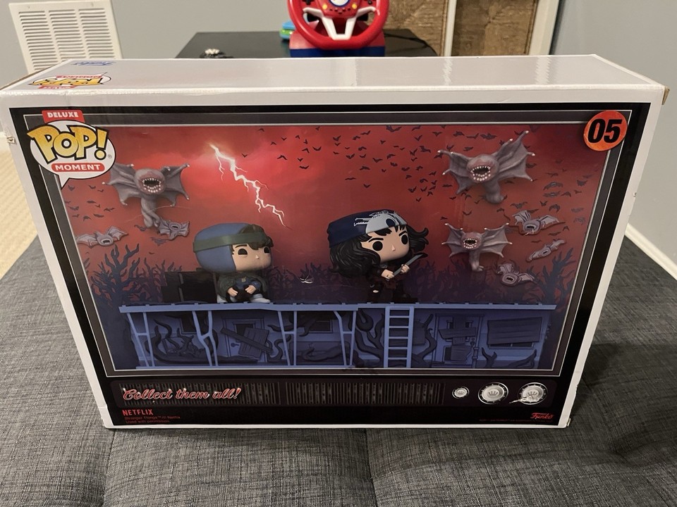 Funko Pop! Stranger Things 05 Phase Three Eddie/Dustin/Demobats Vinyl ...