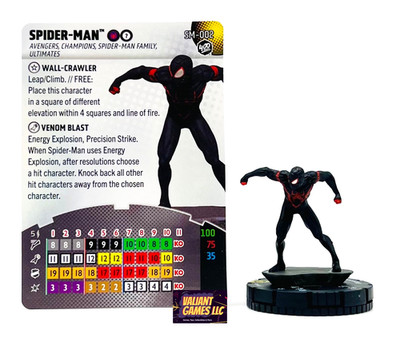 Marvel Heroclix Spider-Man #SM-002 w/ Card 400 Spider-Man Set | eBay