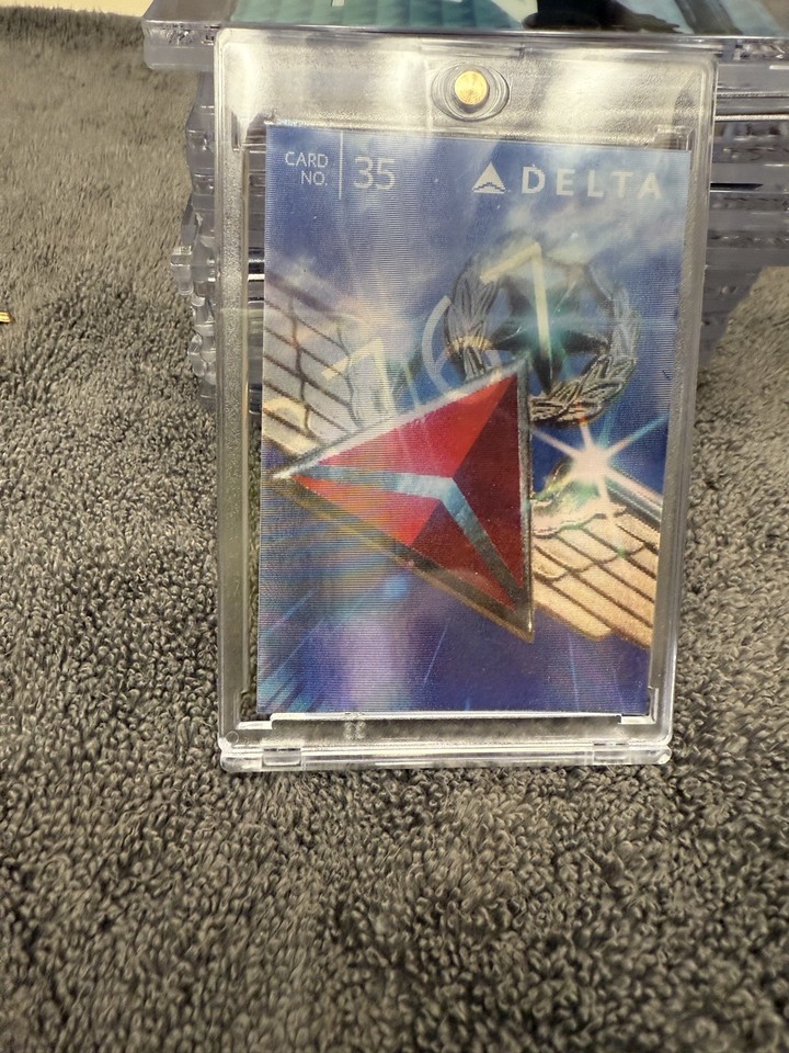 Delta Airline-Pilot Trading Cards-Set Of 13 aircraft. + 3 wings | eBay