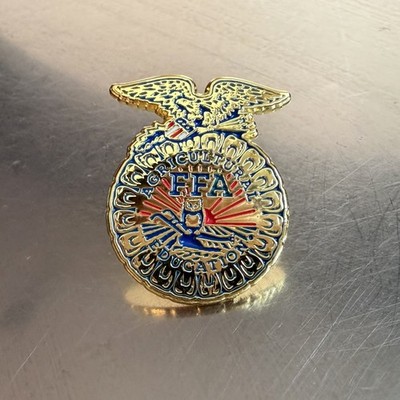 FFA Enamel Pin 1" Small Emblem Lapel Pin Ag Teacher Student Gift Future ...