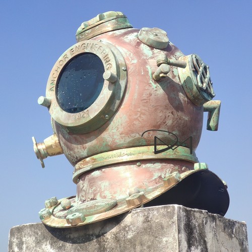 Antique Rust style heavy Diving Helmet Divers Helmet Scuba Helmet | eBay