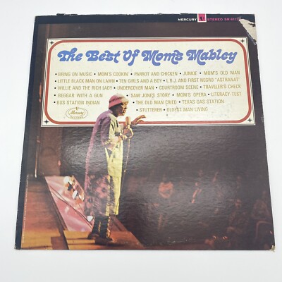Moms Mabley The Best Of Moms Mabley Mercury Records 1967 SR-61139 VG ...