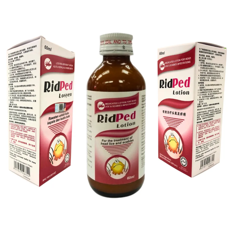 Original RidPed Lotion Benzyl Benzoate 25% 60ml exp 7/2027 Free USA ...