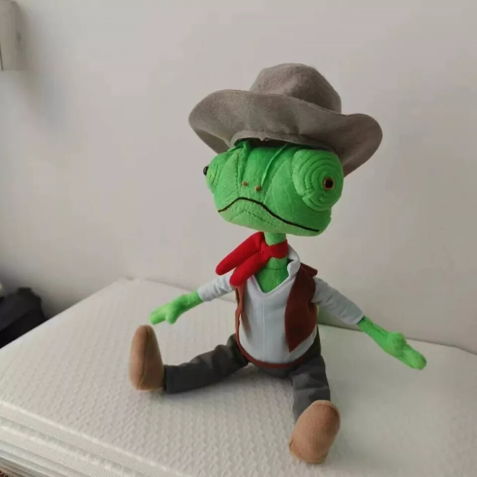 Rare Rango Green Lizard 12" Plush Toy Figure Johnny Depp Paramount New ...