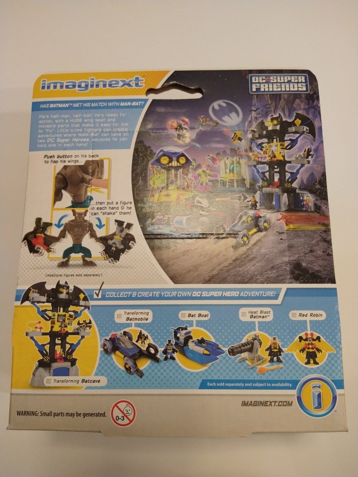 2015 FISHER-PRICE IMAGINEXT DC SUPER FRIENDS MAN-BAT | eBay