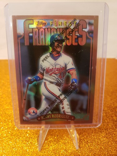 1996 Topps Finest Henry Rodriguez Finest Franchises #325 Expos ...