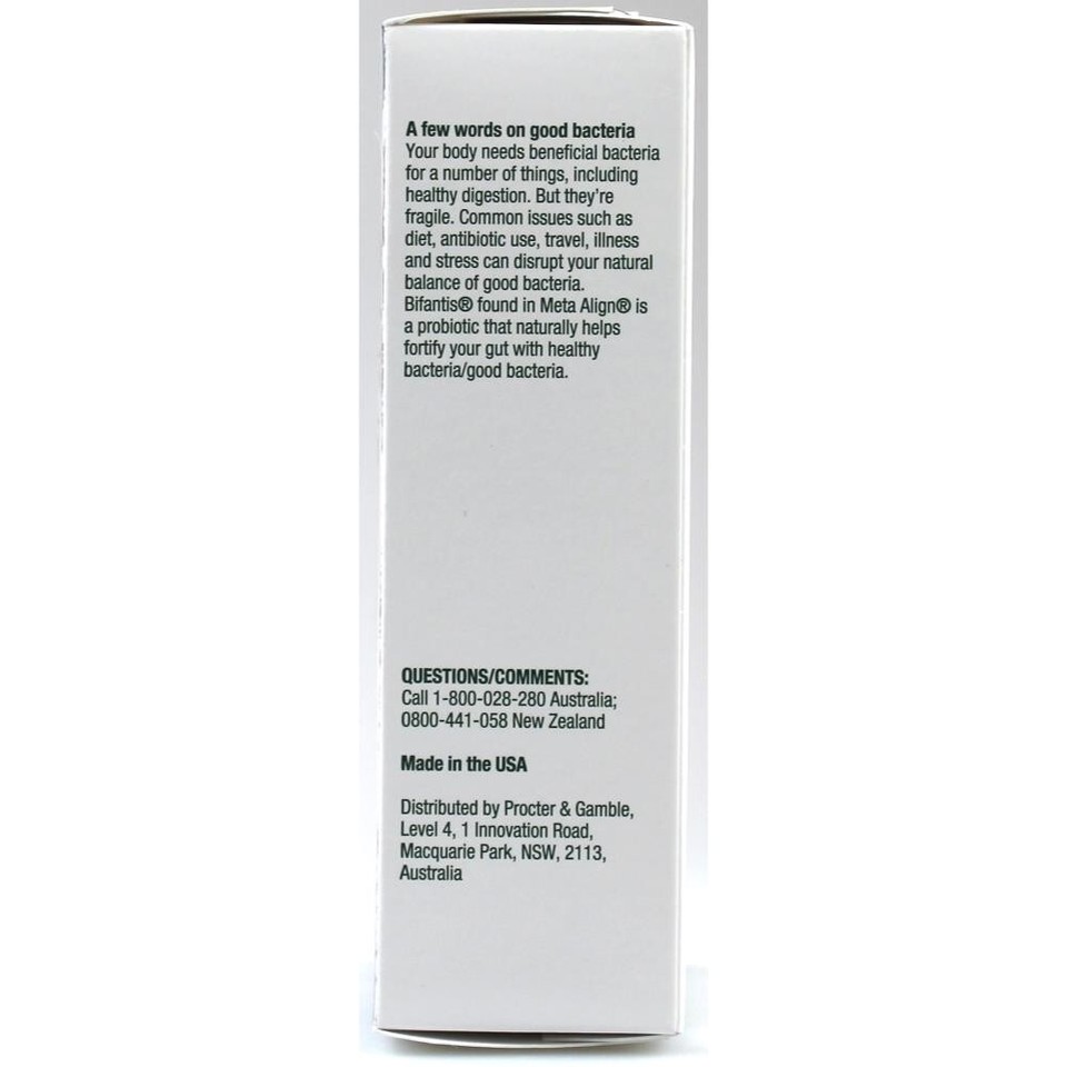 84 x Metamucil Meta Align Daily IBS Probiotics Capsules (3 x 28 Pack ...