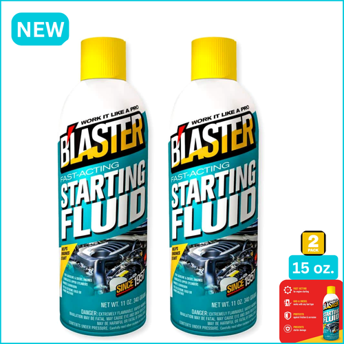Blaster 11 oz. Fast-Acting Engine Starting Fluid Spray (Pack of 2 ...