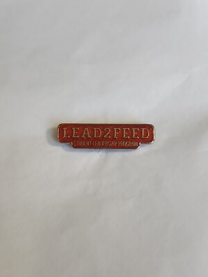 Lead2Feed Lapel Pin Student Leadership Program | eBay
