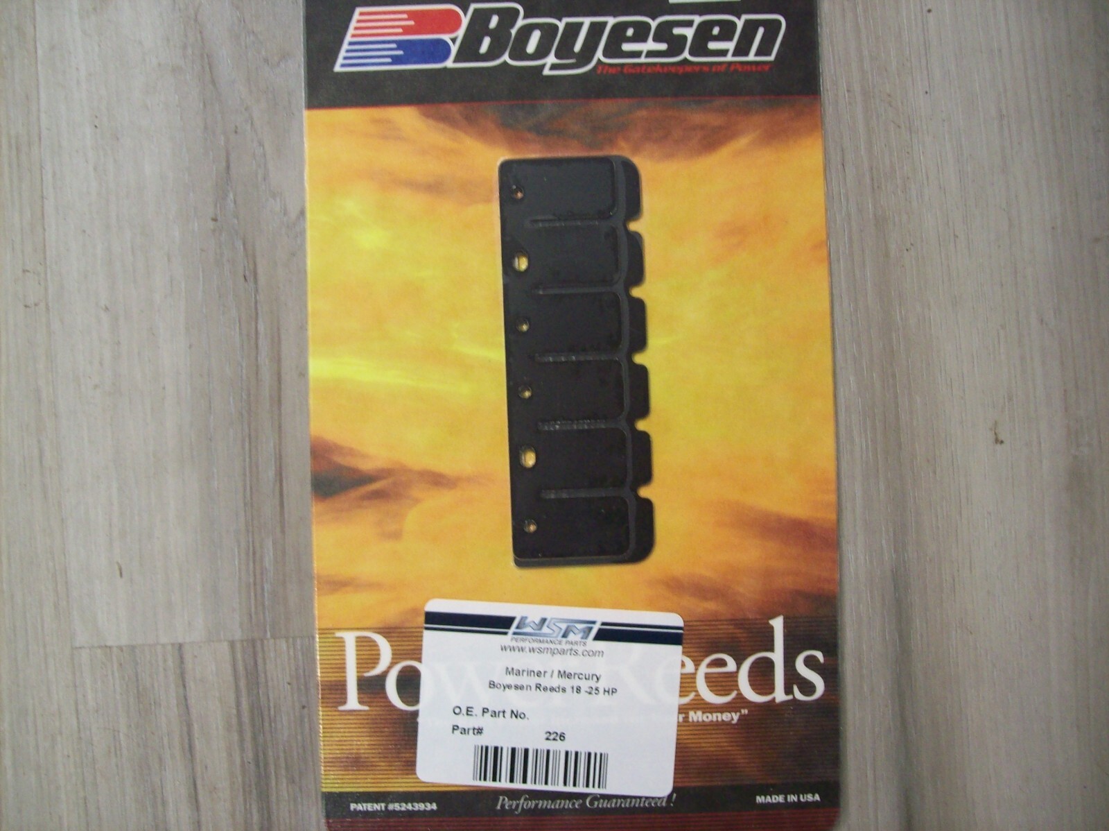 Mercury Boyesen Performance Reeds 226 18hp-25hp Outboard Boat Motor | eBay