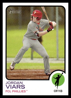 2022 Topps Heritage Minor League Jordan Viars 120 FCL Phillies | eBay
