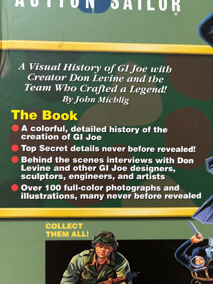 GI JOE ACTION SAILOR MASTERPIECE EDITION Action Figure & Book Set ...