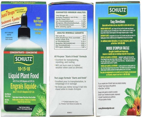 Schultz All Purpose 10-15-10 Plant Food Plus, 8-Ounce Full Size | eBay