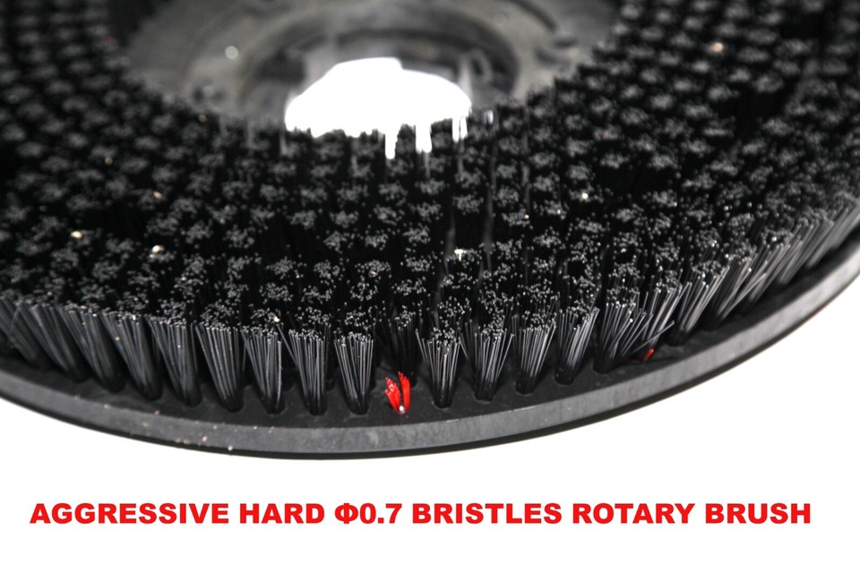 Black 21"Heavy Duty Aggressive Rotary Scrub Brush fit Emotor 500X Floor ...