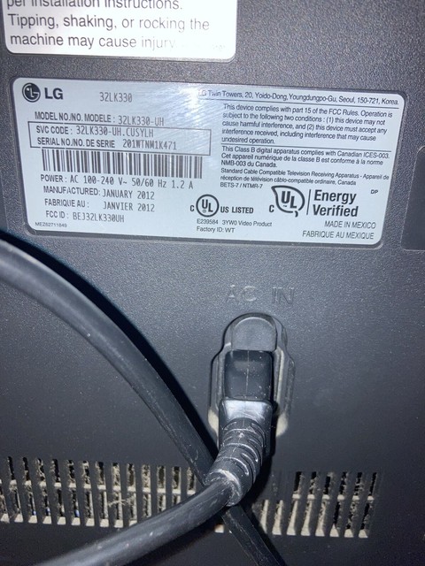 LG 32LK330 32" 720p HD LCD Television for sale online | eBay