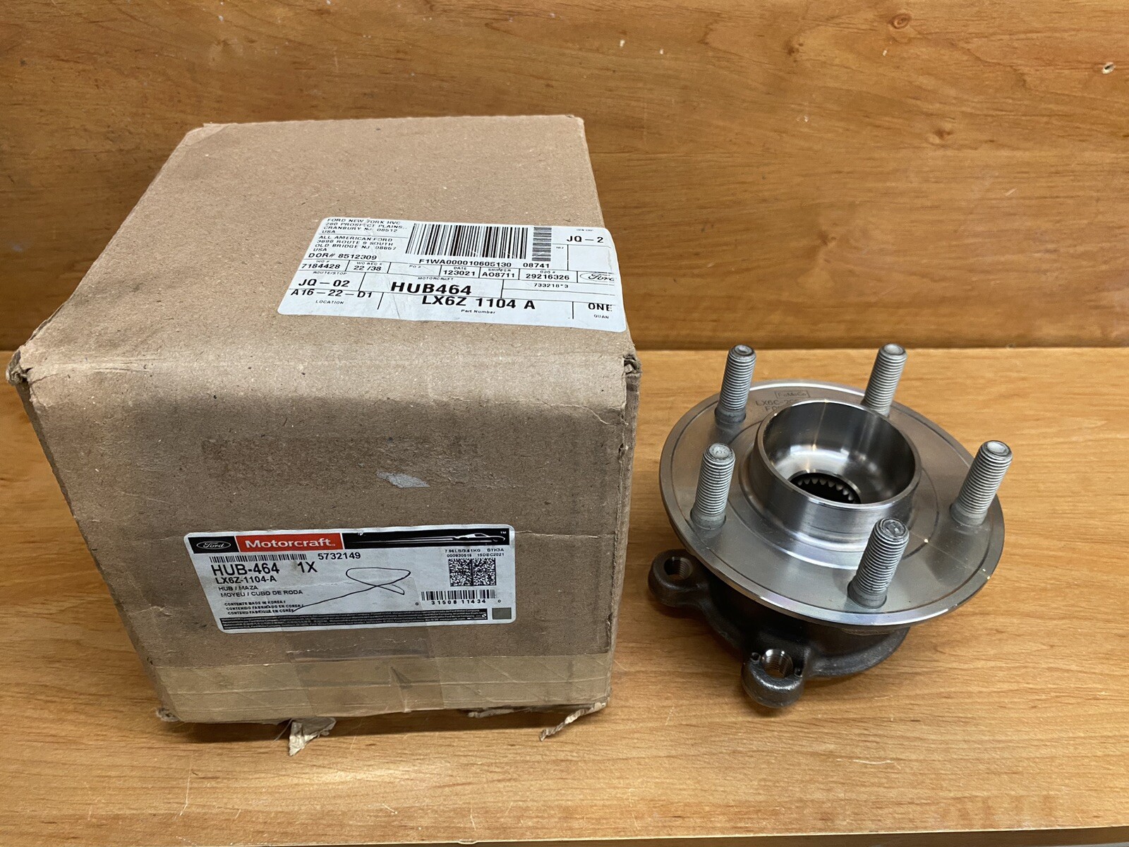 Wheel Hub-Bearing and Hub Assembly Motorcraft HUB-464 for sale online ...