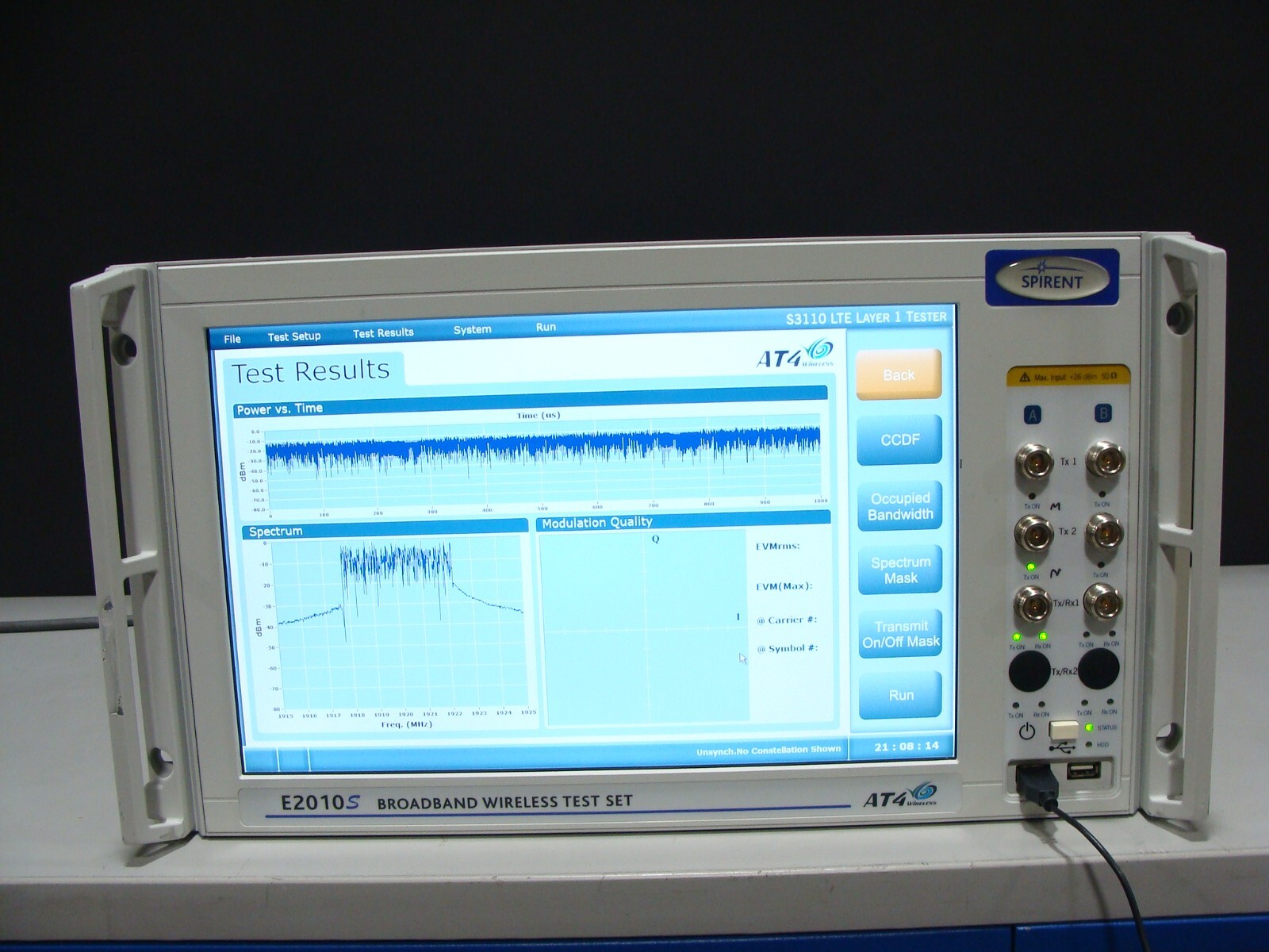 Spirent E2010S AT4 CS8 Broadband Wireless 4G Test Set Keysight T2010A ...
