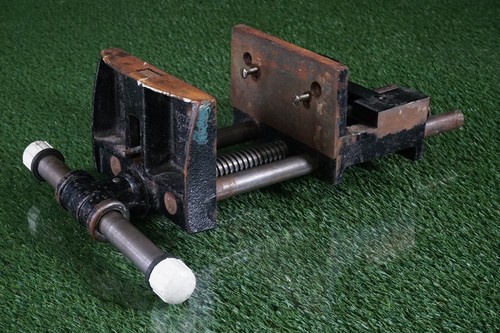 JORGENSEN 4X07 WOOD VISE UNDER BENCH VISE WOODWORKING VICE CLAMP 4”x7 ...