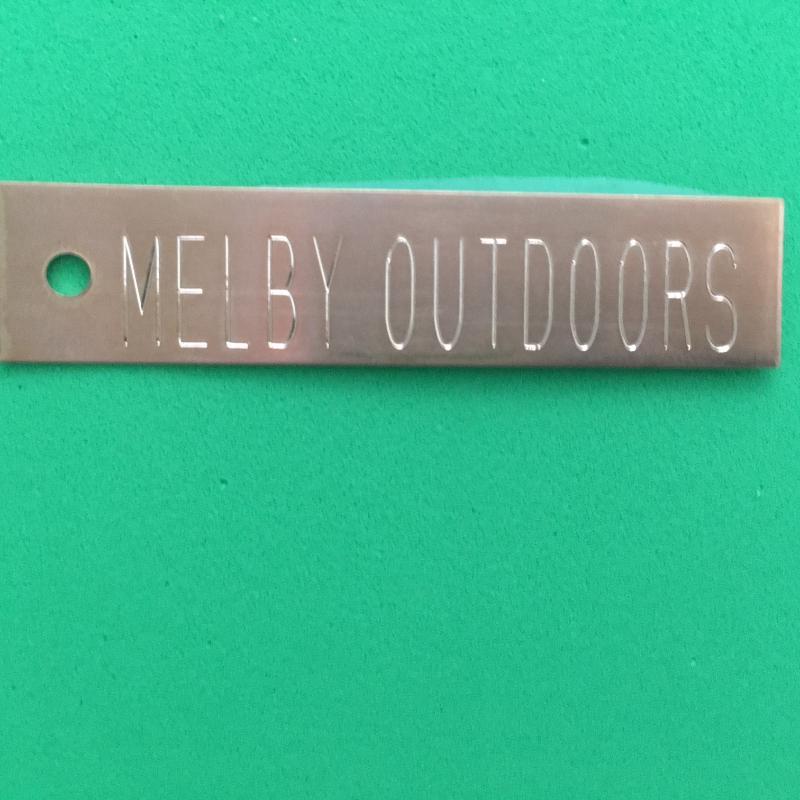 QTY 50-ENGRAVED COPPER TRAP TAGS/TRAPPING SUPPLIES/TRAPS/ANIMAL TRAP ID ...