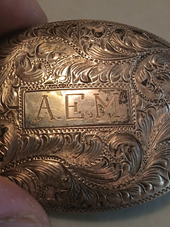 Vintage WADE'S SILVER SHOP RENO NV STERLING SILVER BELT BUCKLE ...