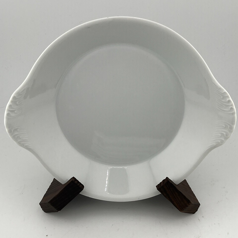 APILCO Au Gratin #6 Porcelain Plates 8”x7” Classic French White ...