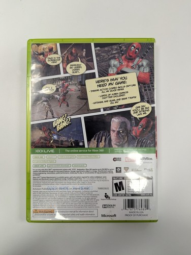 Deadpool (Microsoft Xbox 360, 2013) CIB 47875769892 | eBay