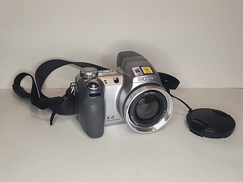 Sony DSC-H2 Cyber Shot Super Steady Shot Digital 6.0MP 12x Zoom Camera ...