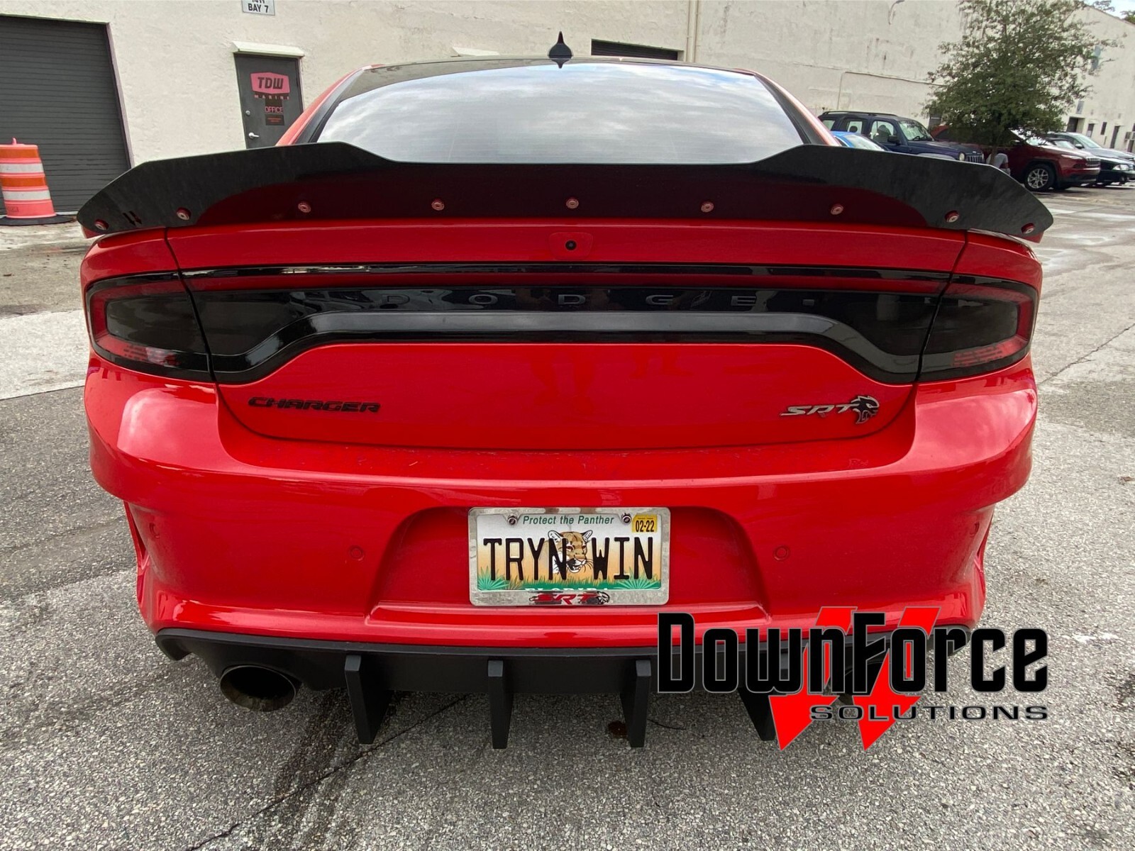 Downforce Solutions Dodge Charger Wickerbill Hellcat Widebody 2019-2023 ...