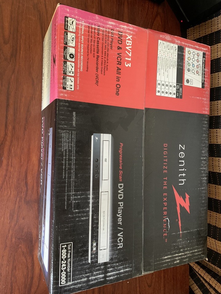 New Zenith DVD / VCR VHS Tape Player | eBay