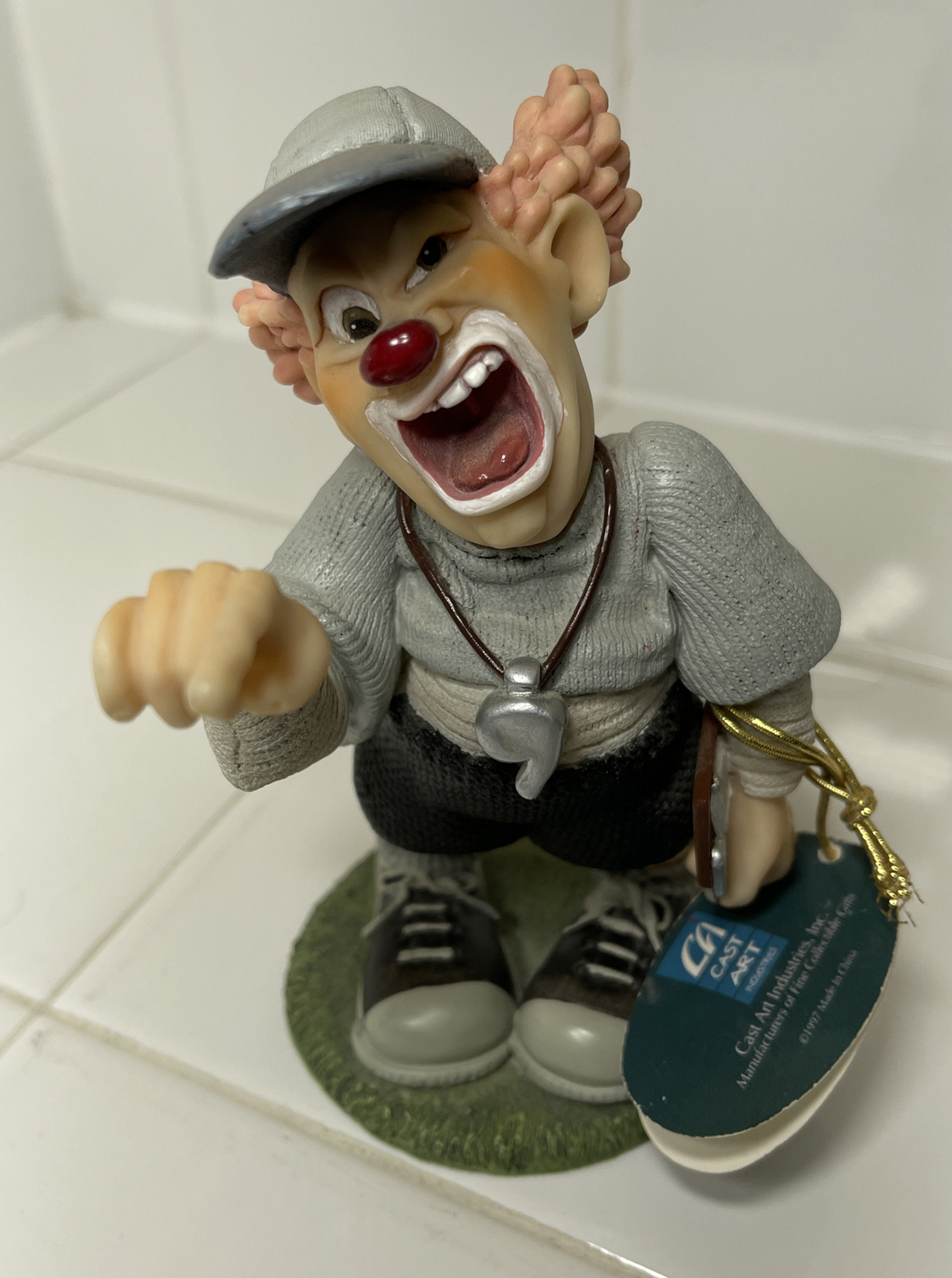 Slapstix by Cast Art "Hit The Showers" Coach Clown-6”x3”#04002 | eBay