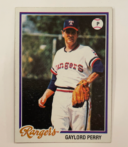 Gaylord Perry, Texas Rangers; 1978 Topps #686; great condition | eBay