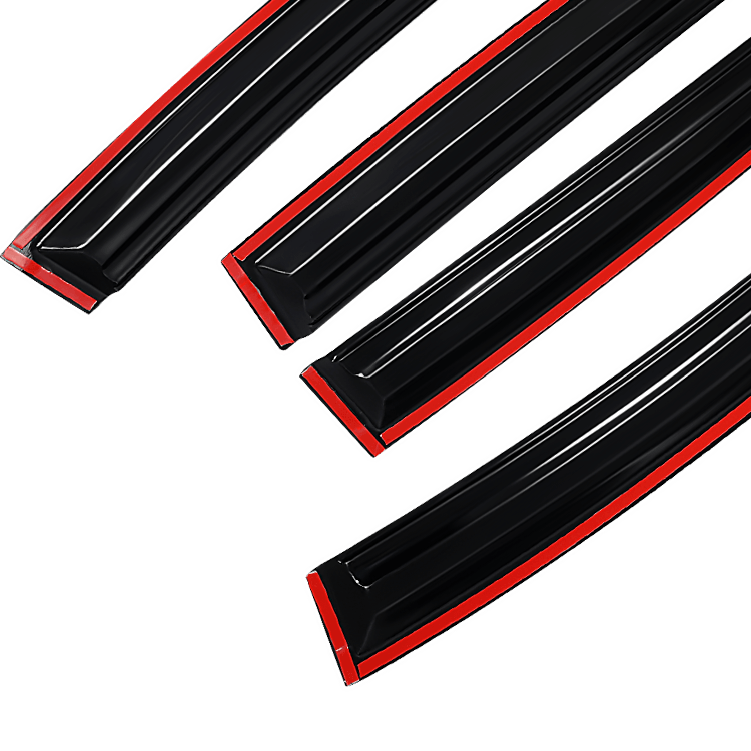 4x Premium Weather Shield Window Visors for Ford Focus LW LZ 2012-2018 ...