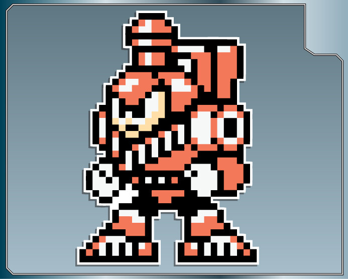 CHARGE MAN Sprite from MEGA MAN Vinyl Decal #1 Car Truck Laptop Sticker ...