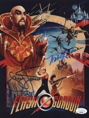 SAM JONES & MELODY ANDERSON Signed FLASH GORDON 8x10 Photo Autograph ...