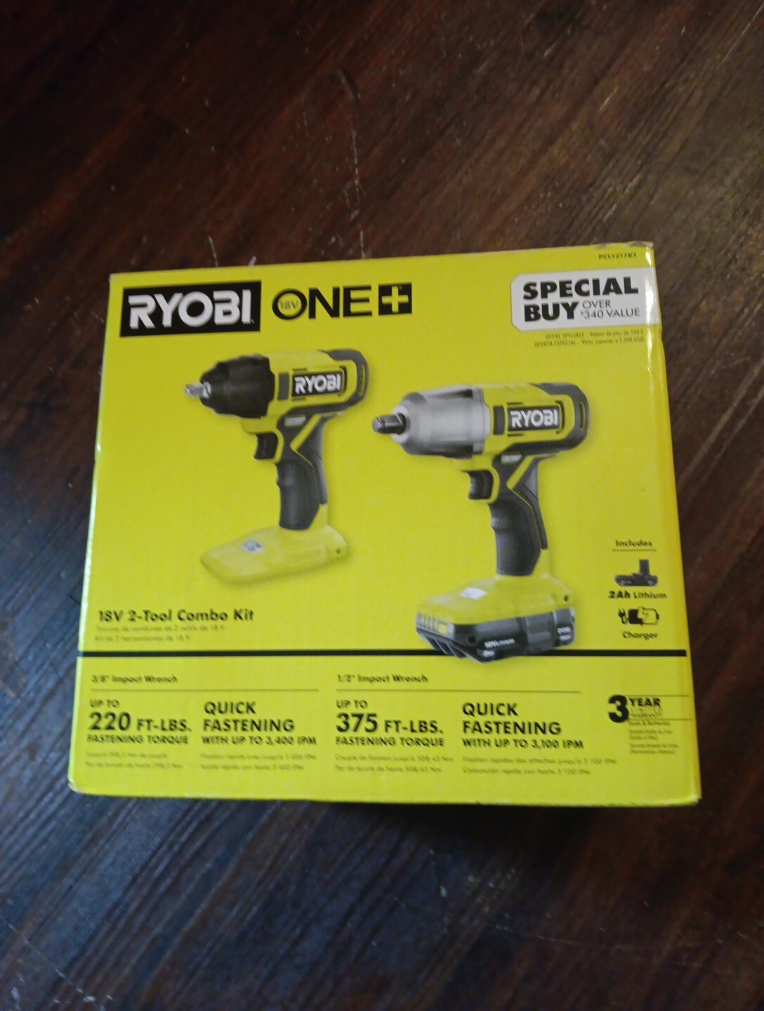 Ryobi 18v One Plus 2- Tool Combo Kit With 2 Hour Battery And Charger | eBay