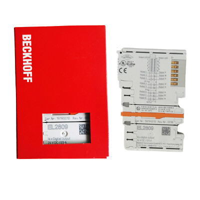 BECKHOFF EL2809 Ether CAT Terminal 16-Ch Digital Output 24 VDC 0.5A | eBay