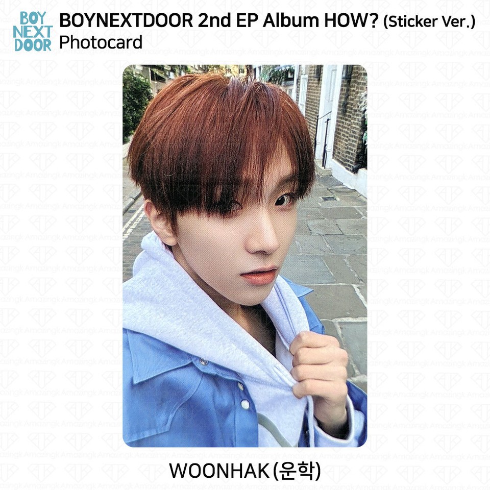 BOYNEXTDOOR 2nd EP Album HOW? Photocard Postcard Polaroid Meme Card ...