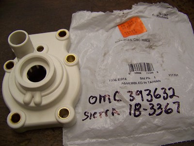 NEW SIERRA OUTBOARD WATER PUMP HOUSING 18-3367 REPLACES 393632 | eBay