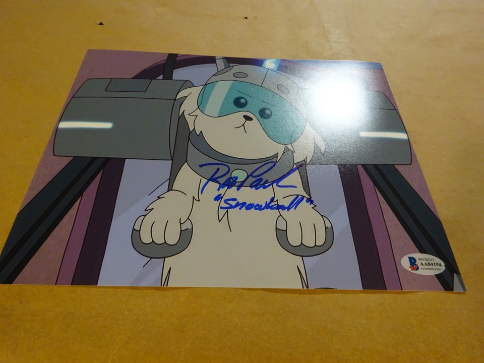 Autographed Rob Paulsen Signed 8"x10" Snowball Rick and Morty Photo BAS ...